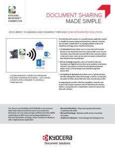 KYOCERA Microsoft Connector - Accel Imaging Systems