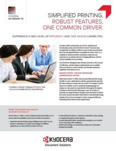 Kyocera KX Driver - Kyocera Software - Accel Imaging Systems